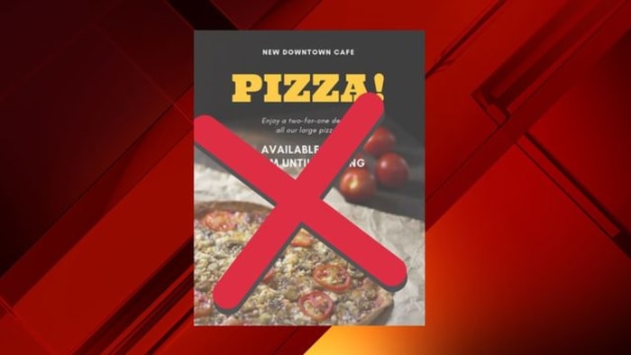 SAPD warns about pizza flyer credit card scam