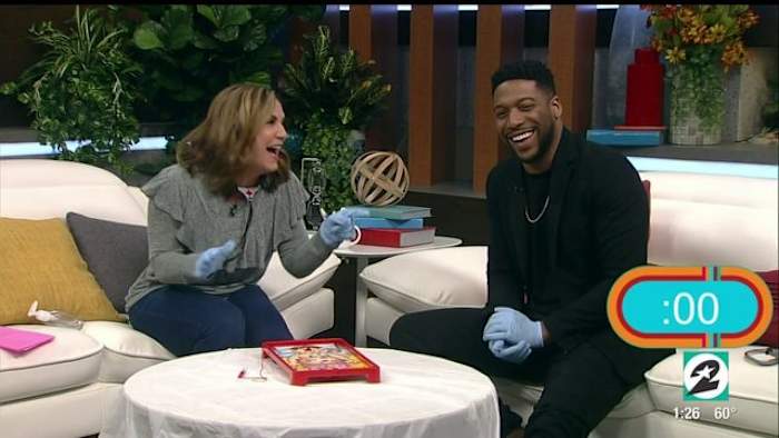 Ouch! 'New Amsterdam' doctor put through real-life Operation game