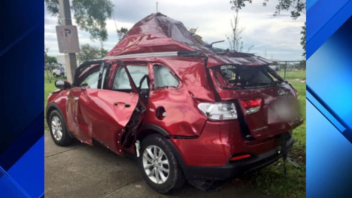 Propane tank explodes inside SUV when passenger lights cigarette ...
