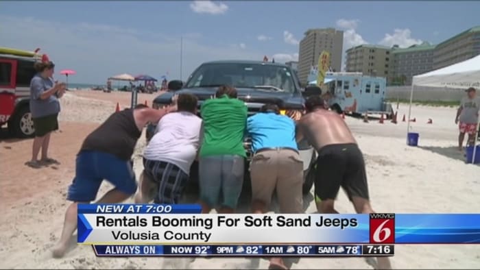 Local business finds solution for soft sand issue on Volusia County beaches