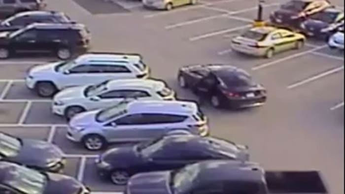 Purse Snatcher Caught On Camera Outside Grocery Store