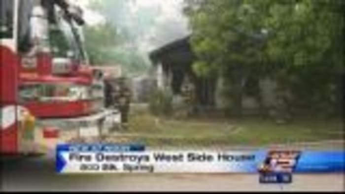 Fire guts West Side home