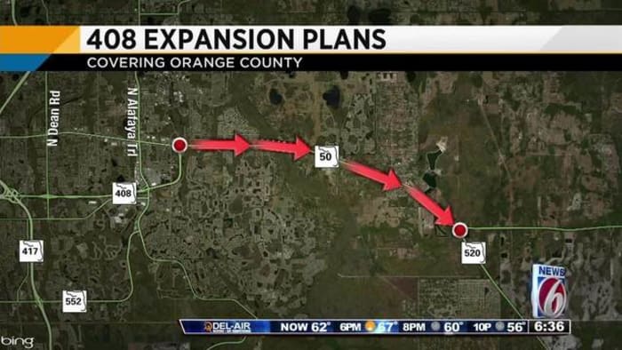 Officials host open house on expansion of S.R. 408 into Brevard County