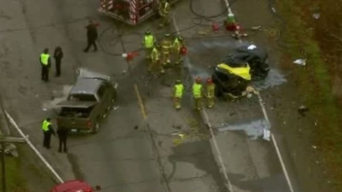 Deadly car crash closes 8 Mile Road east of Napier Road