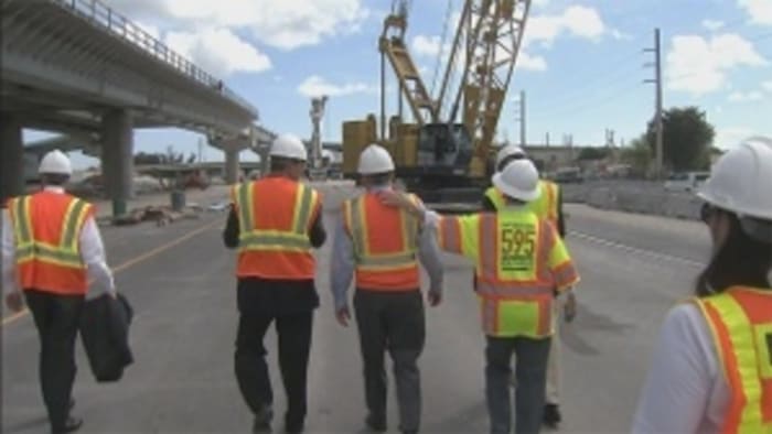 I-595 express lanes ahead of schedule