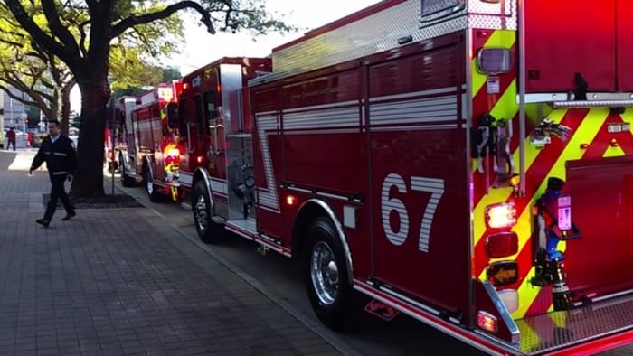 Houston Fire receives pumper trucks, flood response vehicles
