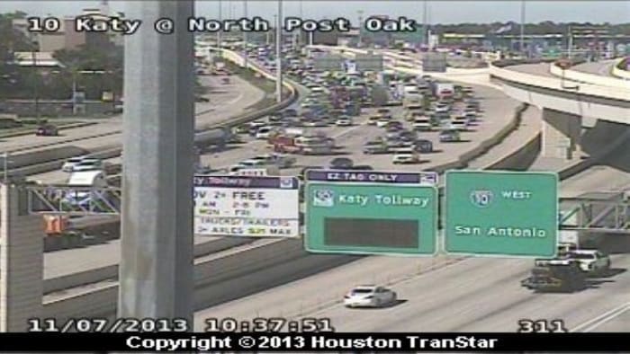 Katy Freeway inbound lanes reopen