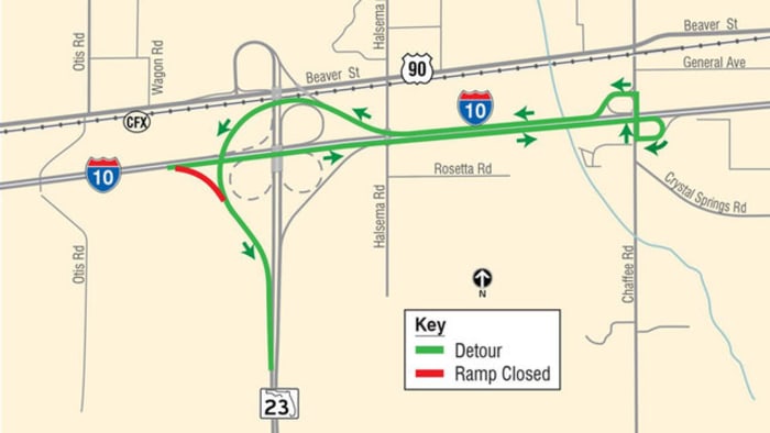 Detours planned as work continues on First Coast Expressway project