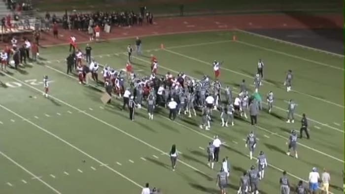 Fight breaks out during Spring, Westfield football game