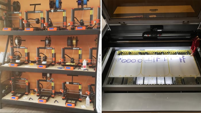 SA game store reusing 3D printers to make face shields for first responders