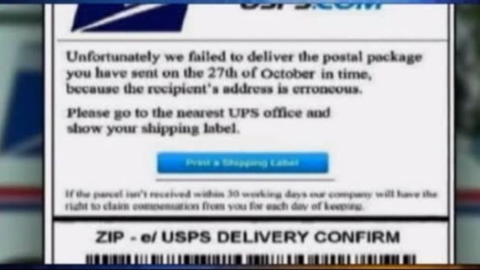 Scam alert: Fake postage delivery emails could lead to trouble