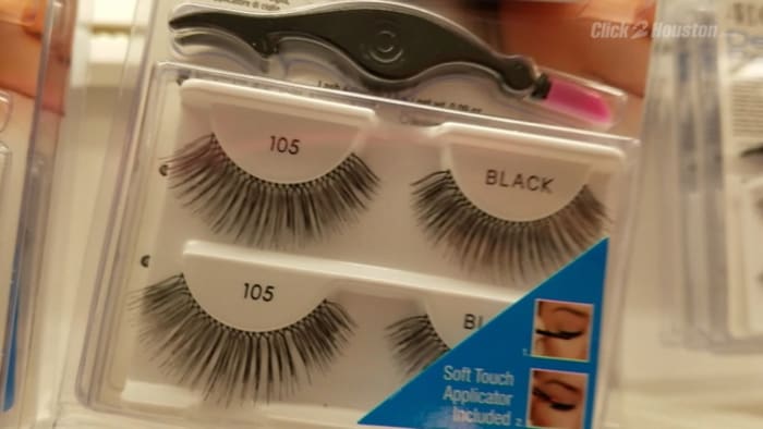Dangers of fake eyelashes