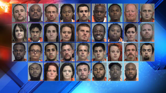 'Operation March Sadness' nets 34 drug arrests