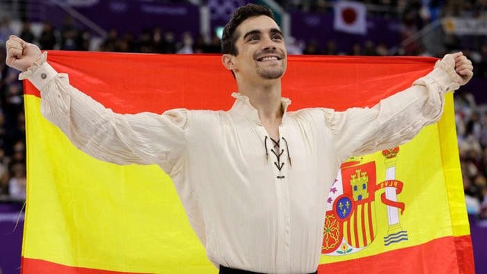 Spain's two new Winter Olympics medalists return home