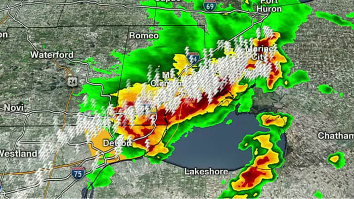 List of today's severe weather alerts in SE Michigan