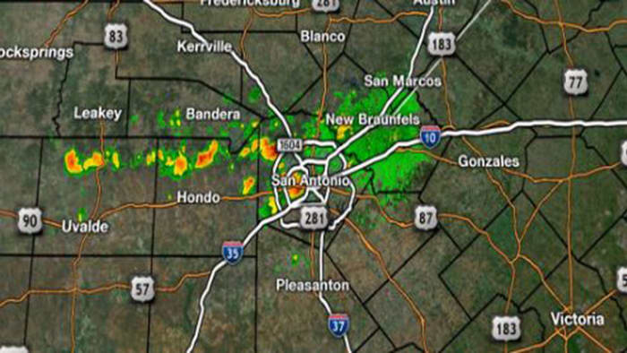 KSAT Weather: More scattered rain projected for Monday