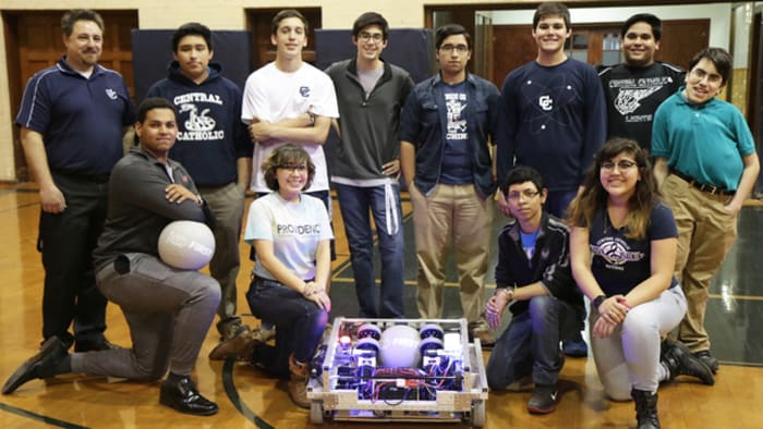 Central Catholic robotics team heads to crowded competition