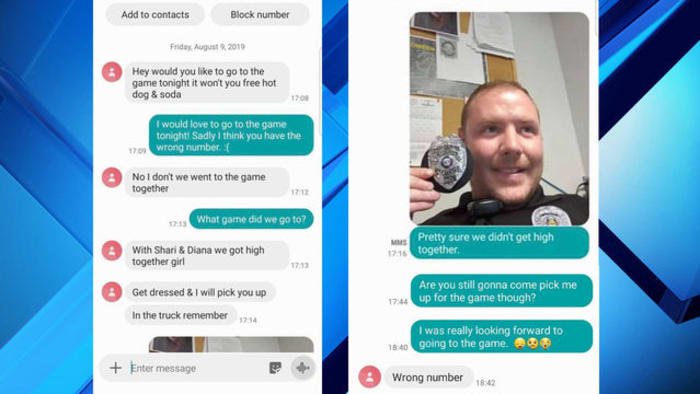 'We got high together girl!': Texter sends pot message to cop