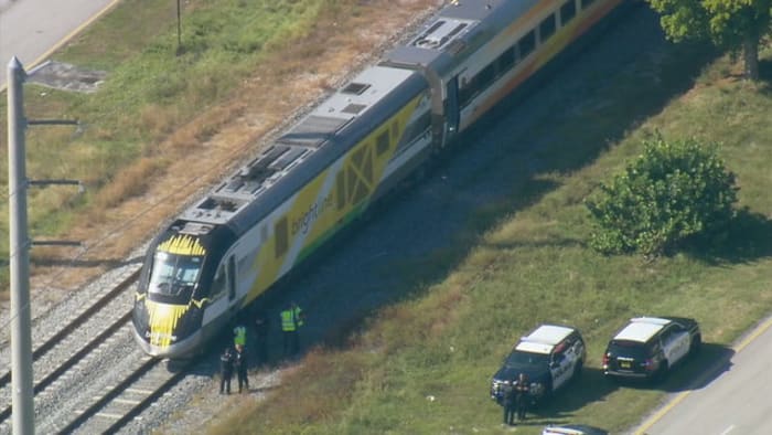 Pedestrian Fatally Struck By Brightline Train In Hollywood