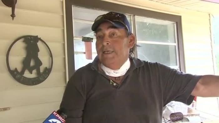 Archer the dog's original owner explains why he left the dog chained up ...