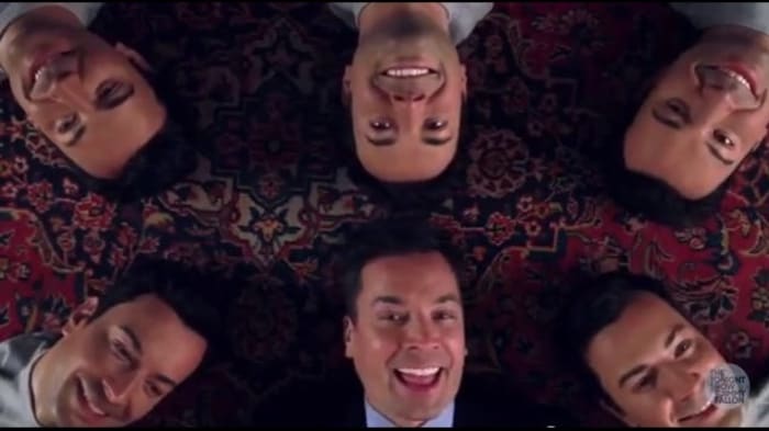 Jimmy Fallon sings 'Barbara Ann' with creepy wax Jimmy Fallon figures