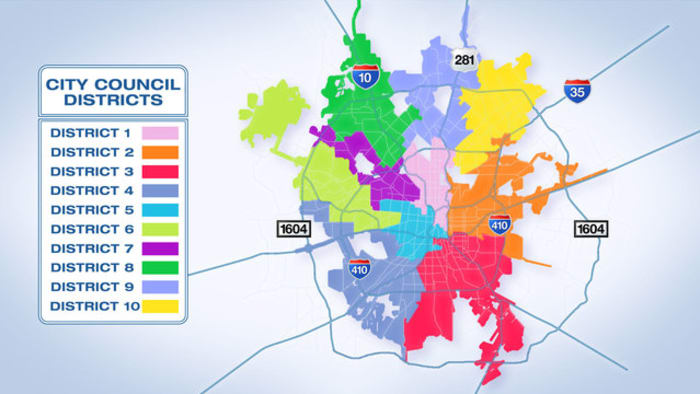 Find your city council district; See who's running in each district