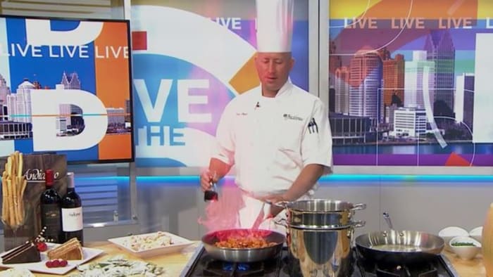 Turning up the heat at Andiamo with flaming pasta