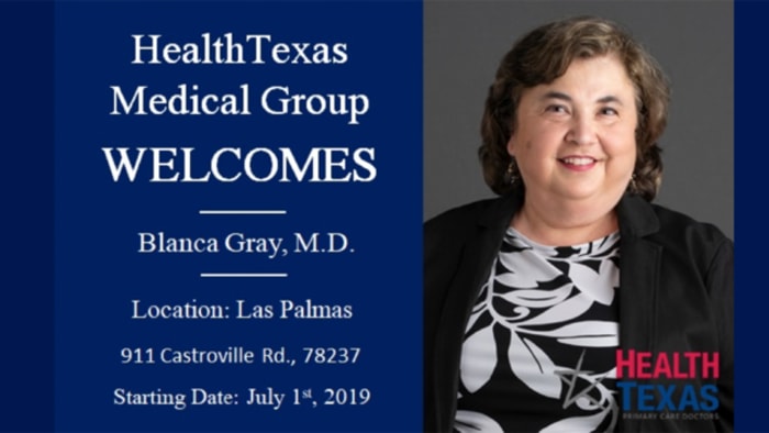 HealthTexas welcomes Blanca Gray, M.D.