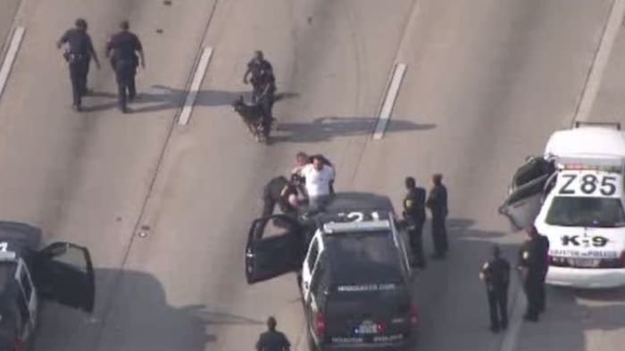 Driver In Custody After Police Chase Comes To End On 610 West Loop