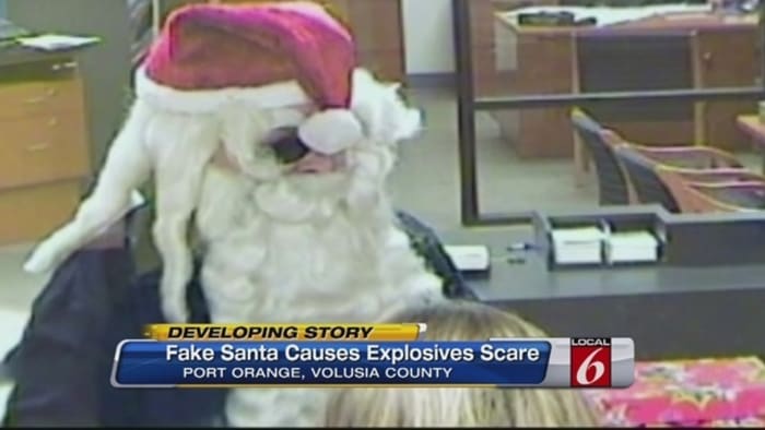 Man arrested in Santa Claus bank robbery