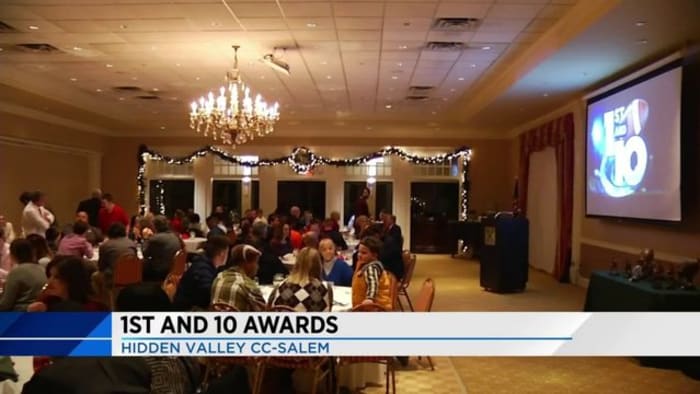 Heritage's Blake, Radford's Saunders take home awards at 1st and 10 banquet