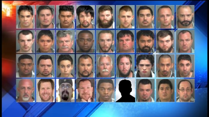 36 arrested in child predator bust in Montgomery County