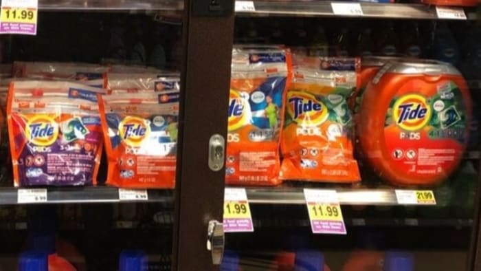 Stores lock up detergent pods after 'challenge' goes viral
