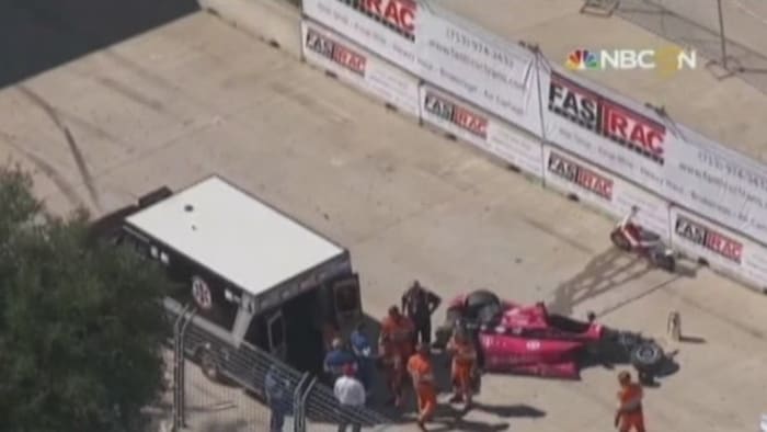 Dario Franchitti recovering in Houston after Grand Prix crash