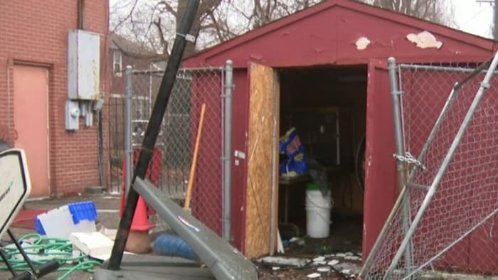 Thieves ransack Detroit church garage, leave trail of destruction