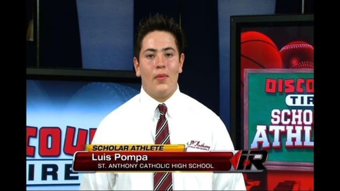 Scholar Athlete - Luis Pompa, St. Anthony