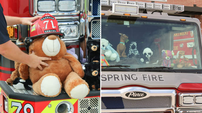 Dozens of Teddy bears donated to first responders to help kids in crisis