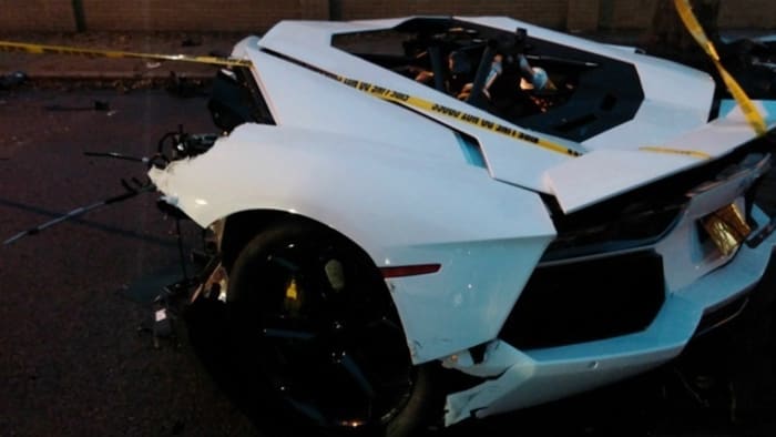 aventador split in half