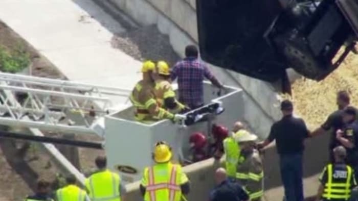 Eastbound I-94 reopens after truck crash at Wayne Road in Romulus