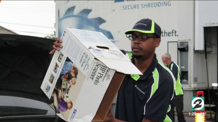 Shred your sensitive documents for FREE!