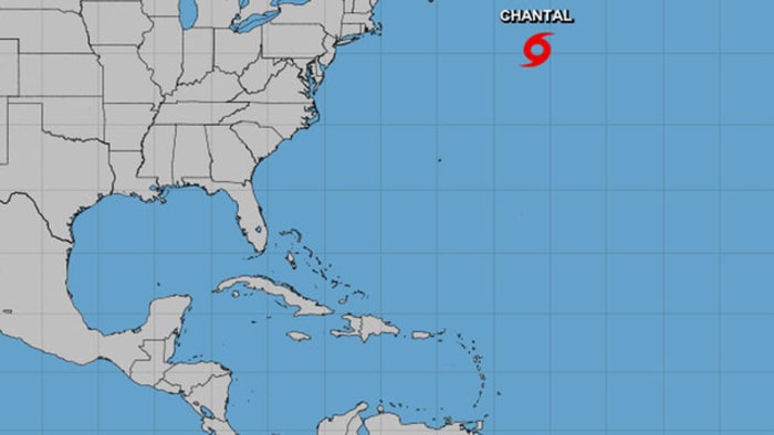 National Hurricane Center issues advisory on Tropical Storm Chantal ...