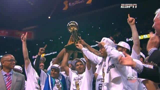 spurs nba trophy