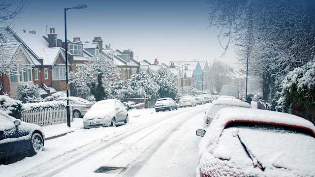 is there snow in texas houston