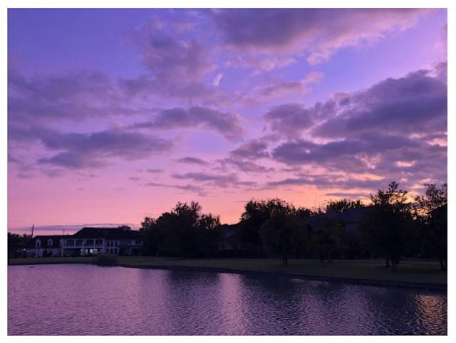 sunrise purple clouds