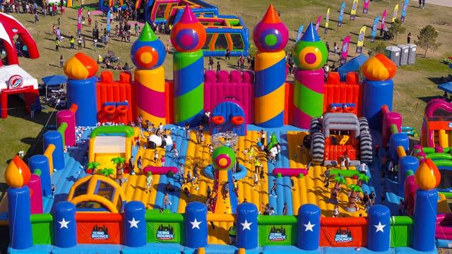 largest bounce house