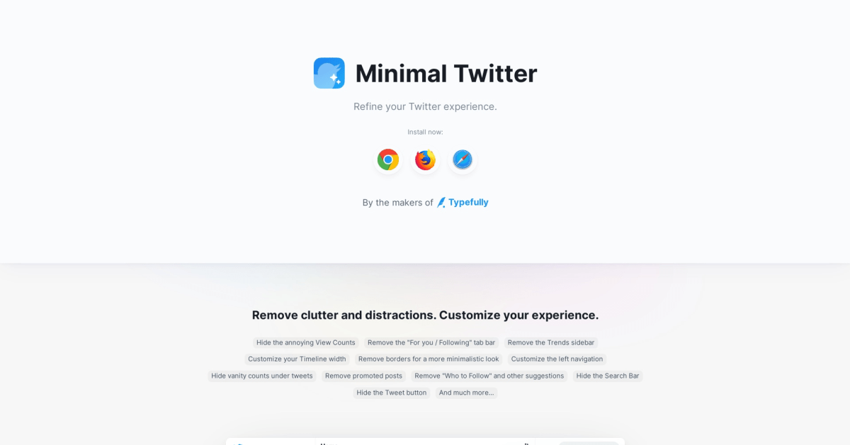 Minimal Theme for Twitter - Design Inspirations | GrayGrids