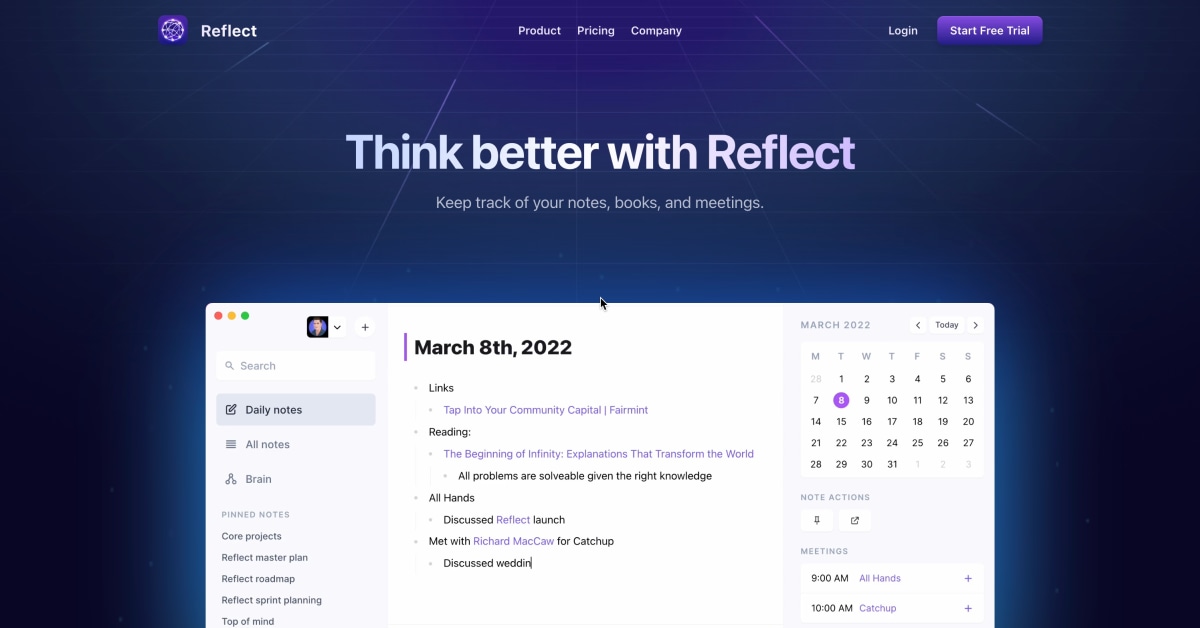 Reflect - Design Inspirations | GrayGrids