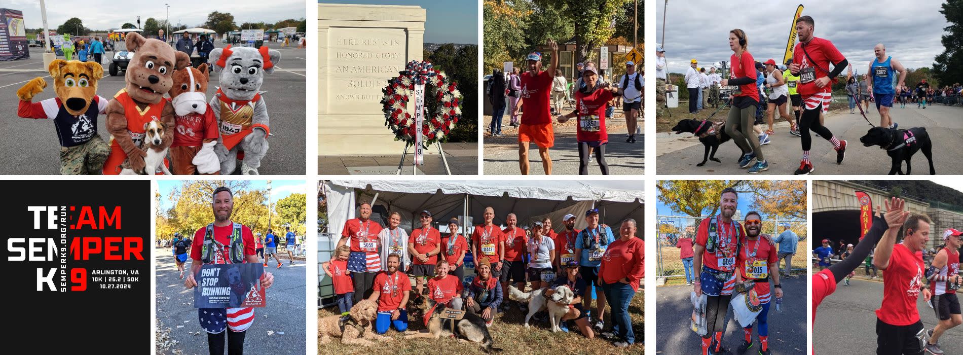 2024 Marine Corps Marathon with Team Semper K9