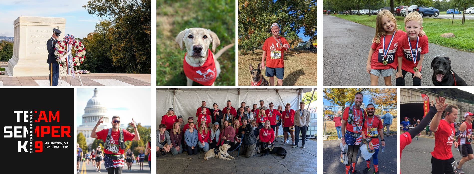 2025 Marine Corps Marathon with Team Semper K9