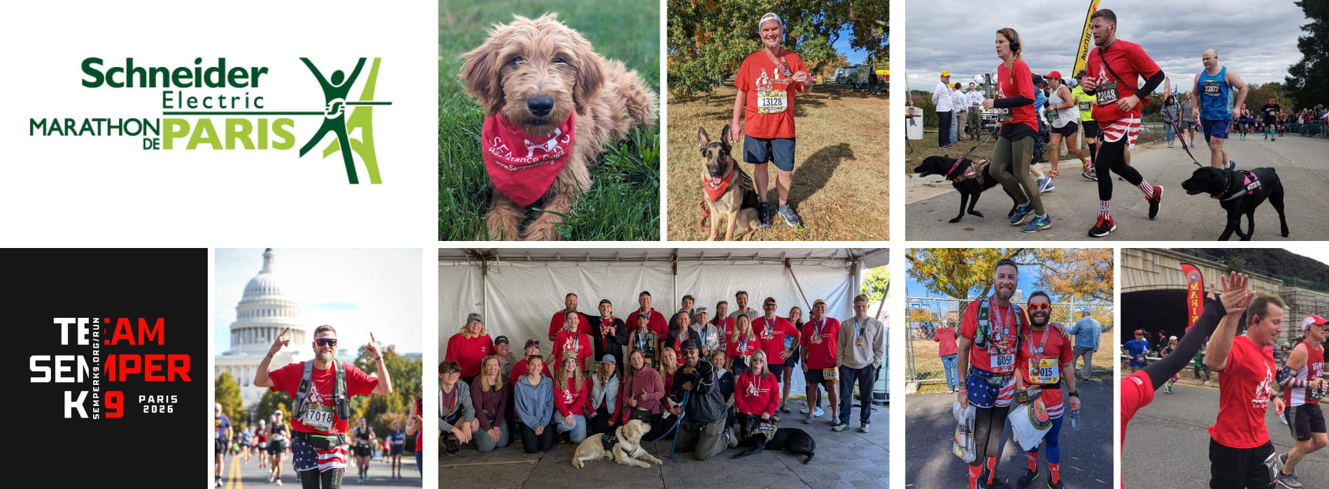 2026 Paris Marathon with Team Semper K9